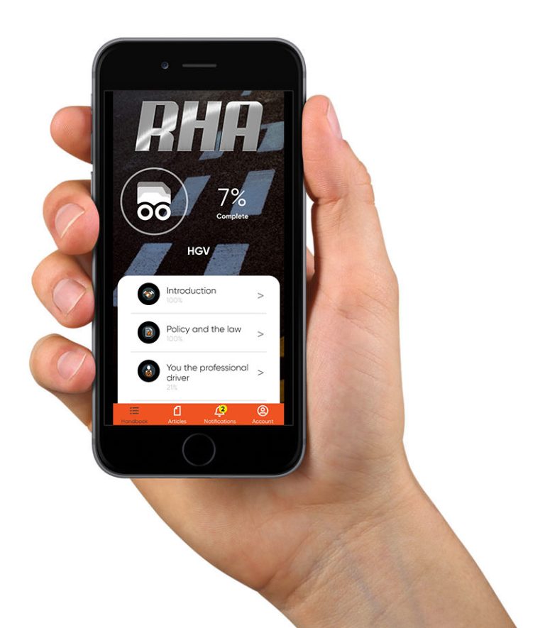 The RHA Driver Handbook demo request | The Driver Handbook